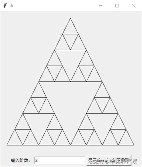 Python读取操作zip文件及tkinter绘制sierpinski三角形 Csdn博客