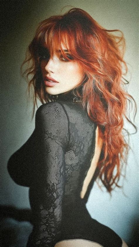Copper Hair And Blue Eyes Red Hair With Blue Eyes And Blue Lips