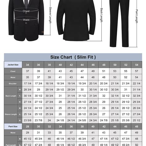 How Does The Pandl Mens Suit Size Chart Work Plmenswear
