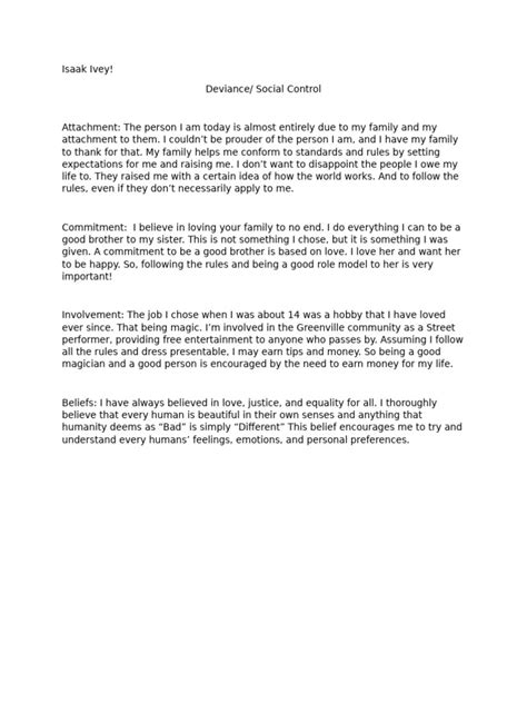 Deviance And Social Control Pdf