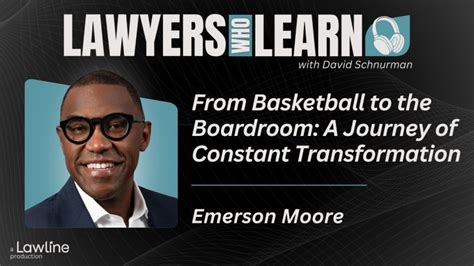 I Thoroughly Enjoyed My Conversation With Fellow Nyls Alum David… Emerson S Moore Ii