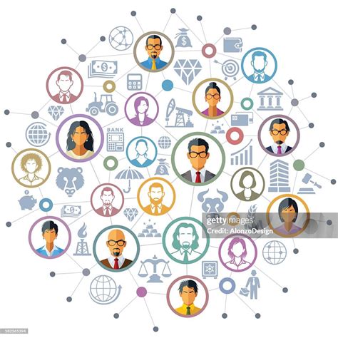 Finance And Banking Network High Res Vector Graphic Getty Images