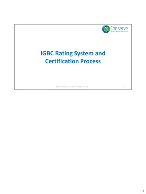 Igbc Project Certification Process Pdf