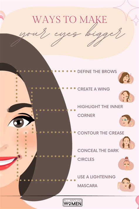 Ways To Make Your Eyes Bigger👁️😍 Makeup For Small Eyes Bigger Eyes