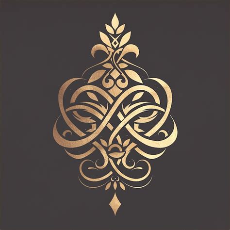 Classical Motifs With Symmetrical Shapes Premium Ai Generated Vector