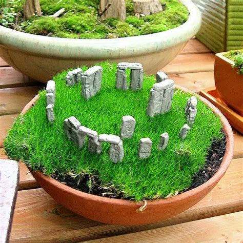Create A Miniature Stonehenge Garden For The Solstice Miniature
