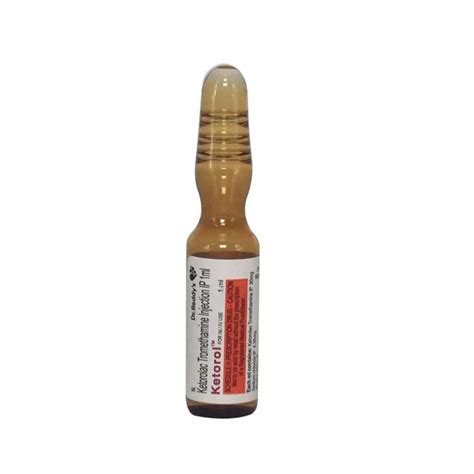 Ketorolac Tromethamine Injection 30mg 10x1ml Ampoules At ₹ 3659box