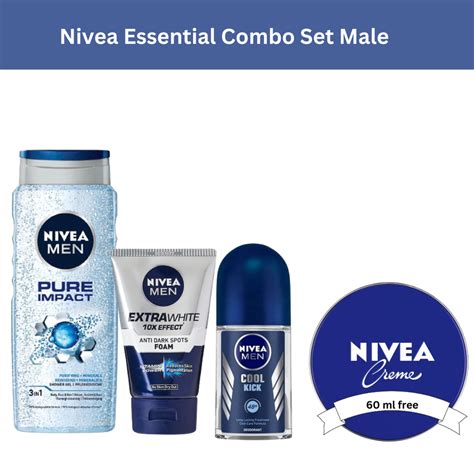 Nivea Essential Combo Set Male Jeevee
