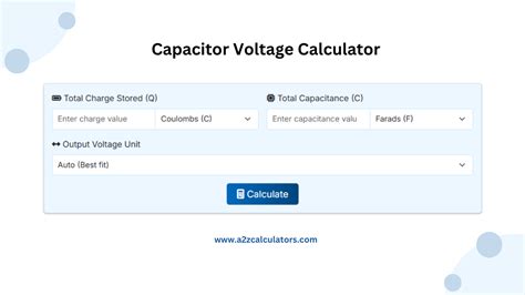 Capacitor Voltage Calculator