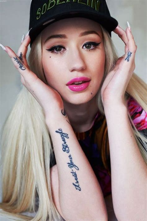 Iggy Azalea Wrist Tattoos
