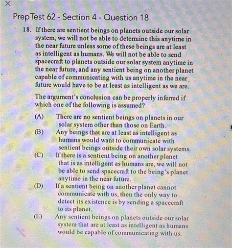 Sufficient Assumption Questions Are Killing Me Rlsat