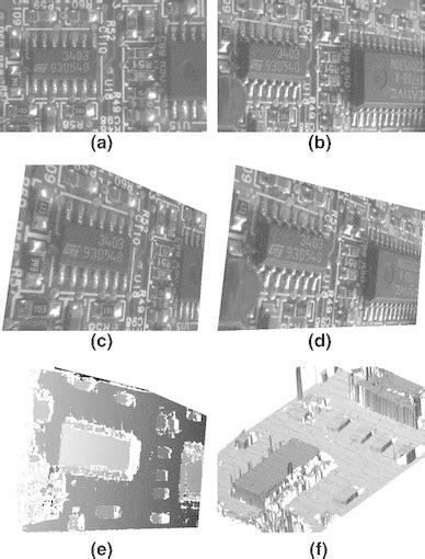 2a Real Example For The Rectification Of A Stereo Image Pair Of A Download Scientific Diagram