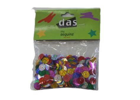 Sequins Assorted Colour 25g