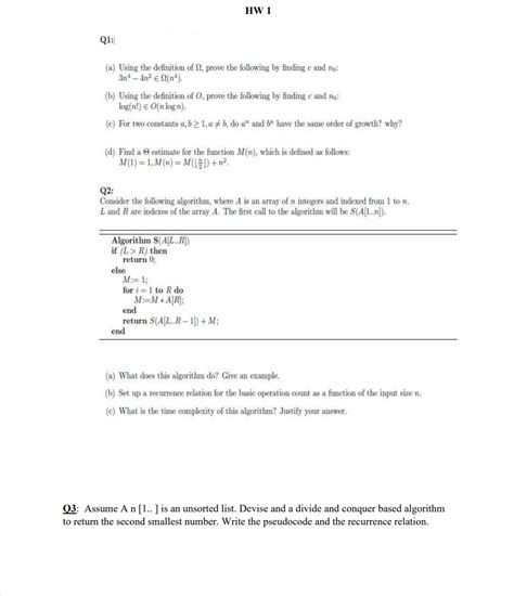 Solved a Using the definition of Ω prove the following by Chegg