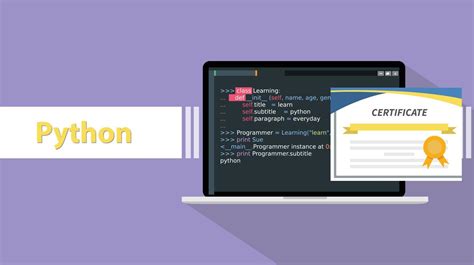 Certificações De Certificado De Linguagem De Programação Python Em