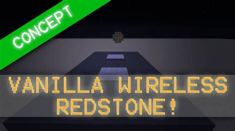 Wireless Redstone In Minecraft No Mods Or Command Blocks Youtube