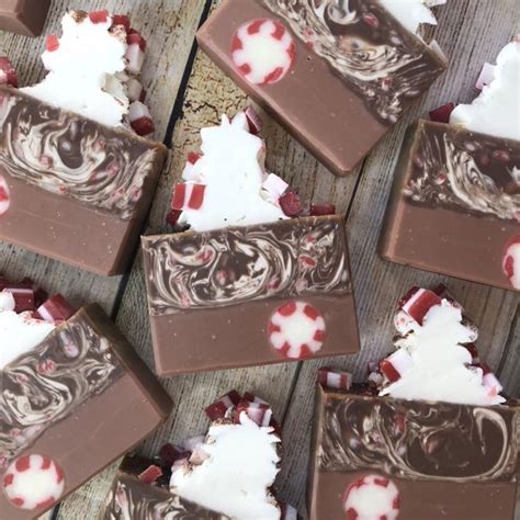Peppermint Hot Cocoa Soap Handcrafted Artisan Soap Bar Etsy Peppermint Hot Cocoa Cocoa Soap
