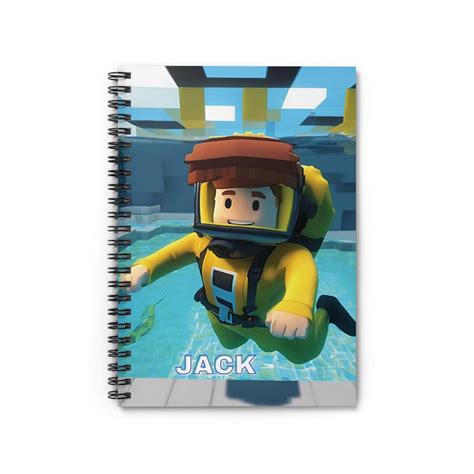 Custom Roblox Notebook Roblox Back To School Notebook Roblox Spiral Notebook Back To School