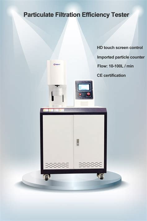 en149 nacl and oil type mask particle filtration efficiency pfe tester