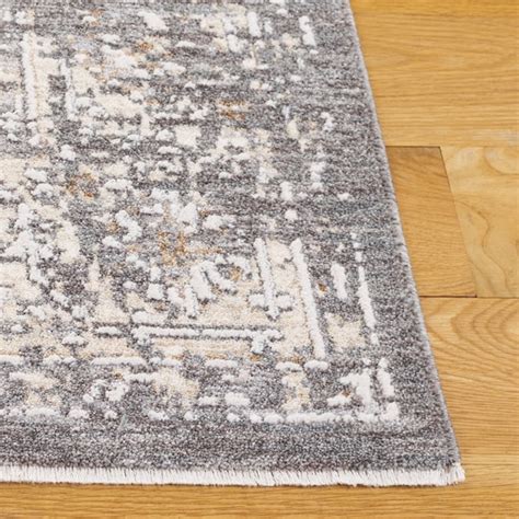 Safavieh Finley 306f Dark Greybeige 2 X 10 Rectangular Runner Rug In