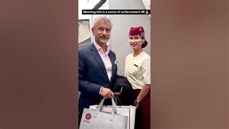 With The Legend Mr S Jaishankar Sir Explorepage Subscribe Share Qatarairways Shortsvideo