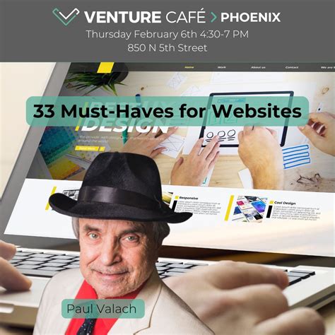 Venture Café Phoenix On Linkedin To Be Effective Your Website Should