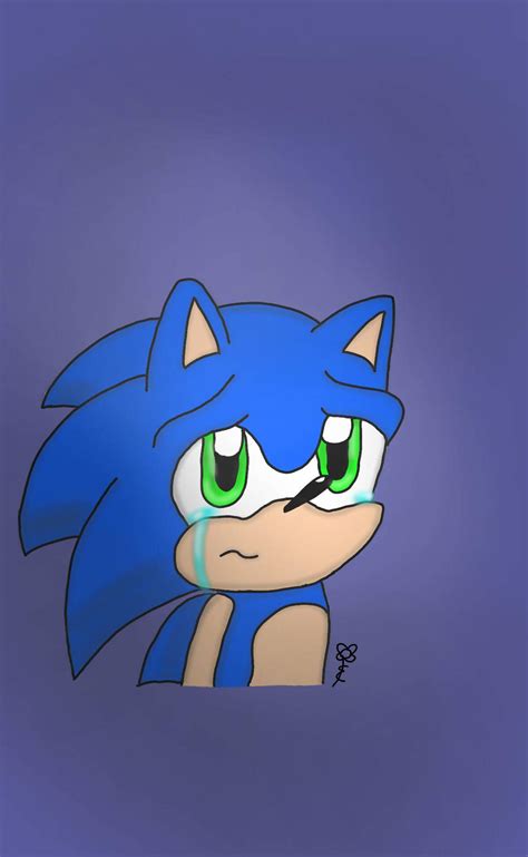 Sonic Crying By Callmeanyale On Deviantart