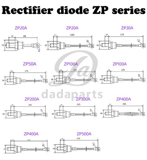 100 Full Ampere Rectifier Diode For Generator Dadaparts
