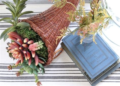 How To Make A Faux Succulent Cornucopia Zevy Joy