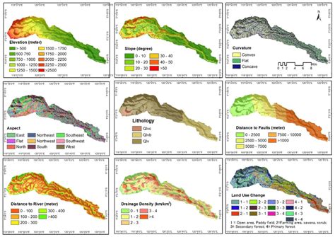 Eleven Causative Factor Of Landslide Download Scientific Diagram