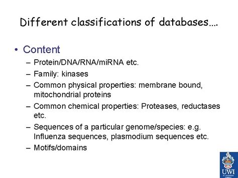 Sequence Formats And Databases In Bioinformatics Definitionsbasics Sequence