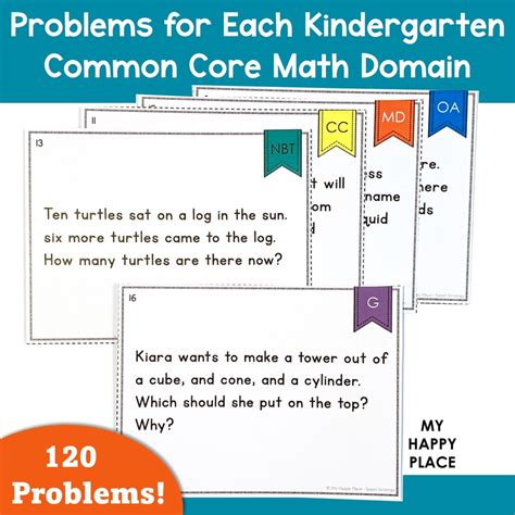 Kindergarten Problem Solving Journal Prompts And Task Cards