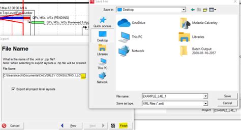 importing and exporting xer and xml files in primavera p6