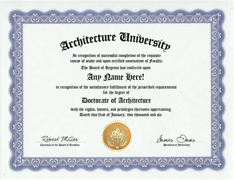 Architecture Diploma Architects Degree Custom Gag T Ebay