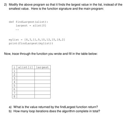 Solved Lab 6 Exercise Python Programming Linear Search The