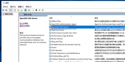 windows系统服务器配置ssh服务 windows ssh服务器 csdn博客
