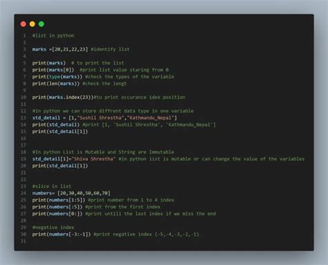 Python Datastructures Lists 100daysofcode Programming Sushil Shrestha
