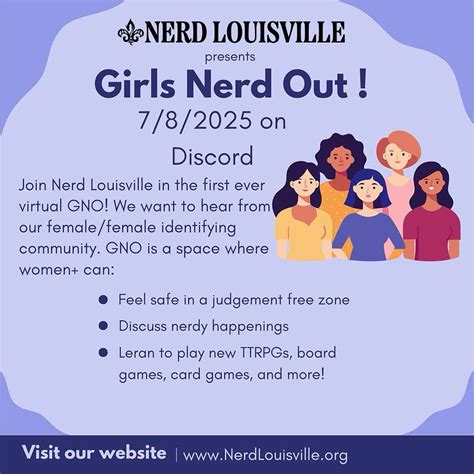 Girls Nerd Out Nerd Louisville