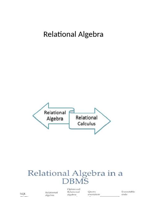 Relational Algebra Expressions In Database Pdf Relational Model