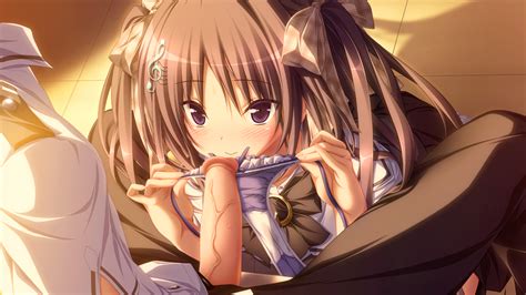 Rule 34 Andou Misaki Blush Brown Hair Chrono Clock Game Cg Handjob