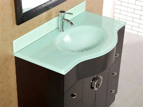 Colored Glass Vanity Tops