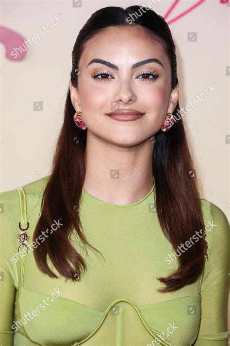 American Actress Camila Mendes Wearing Versace Editorial Stock Photo Stock Image Shutterstock