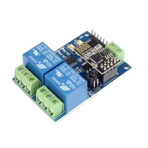 Moduł Dwóch Przekaźników Z Wifi Esp 01 Esp8266 Sklep Opinie Cena W