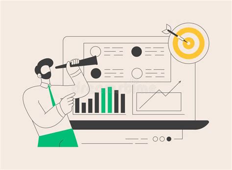 Data Driven Marketing Abstract Concept Vector Illustration Stock Vector Illustration Of