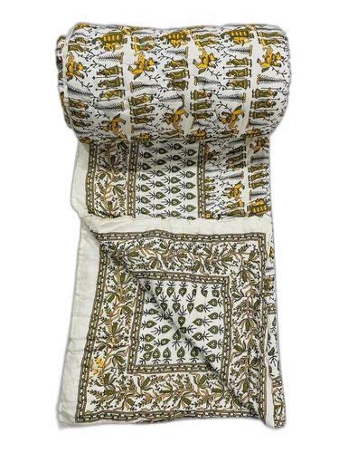 Jaipuri Quilt Cotton Quilted Bedspread Trader Retailer From Jaipur
