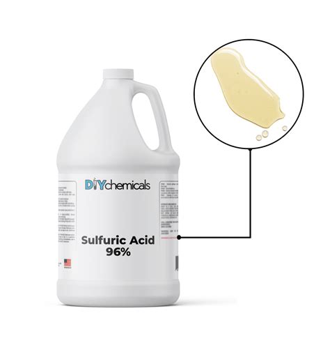 Sulfuric Acid H₂so₄ Sulphuric Acid 93 96 Diychemicals
