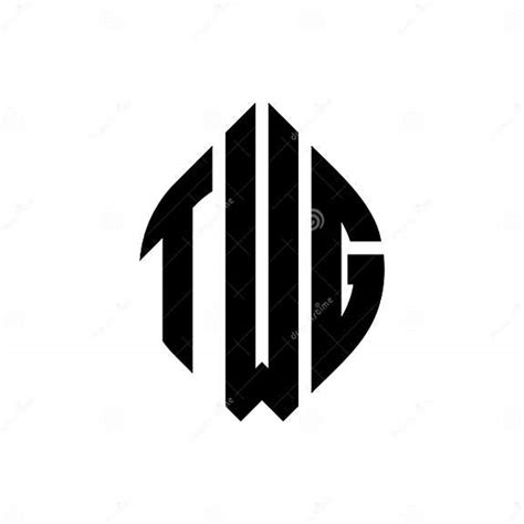 Twg Circle Letter Logo Design With Circle And Ellipse Shape Twg Ellipse Letters With