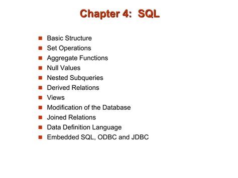 Sql Ppt Ppt