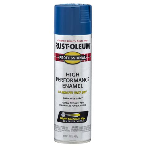 Royal Blue Rust Oleum Professional High Performance Gloss Enamel Spray