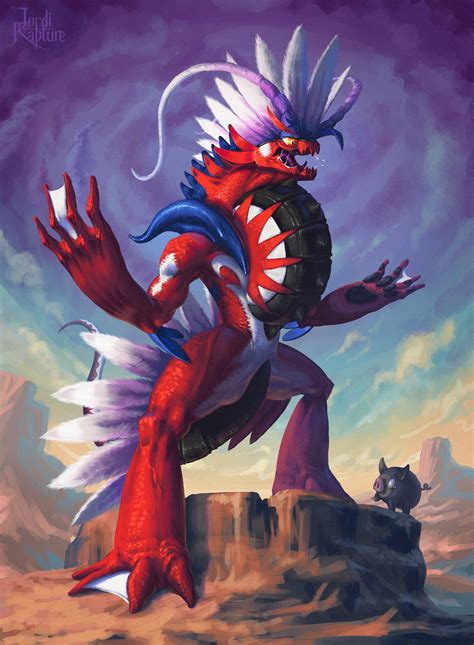 Artstation Koraidon The Scarlet Lizard